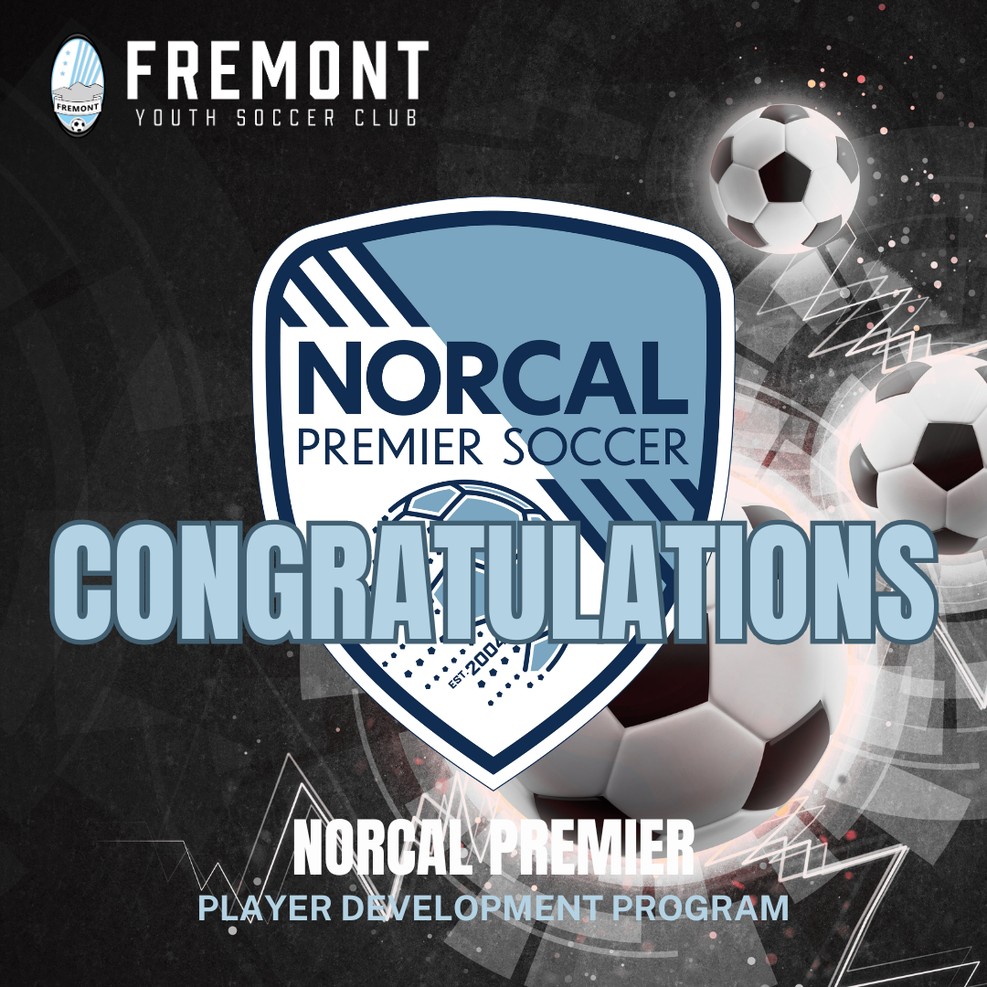 Congratulations on PDP Selection - Fremont Youth Soccer Club
